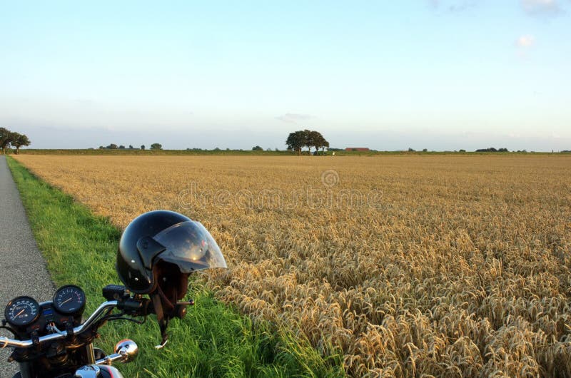 Motorcycle in the country stock photo. Image of vacation - 2904920