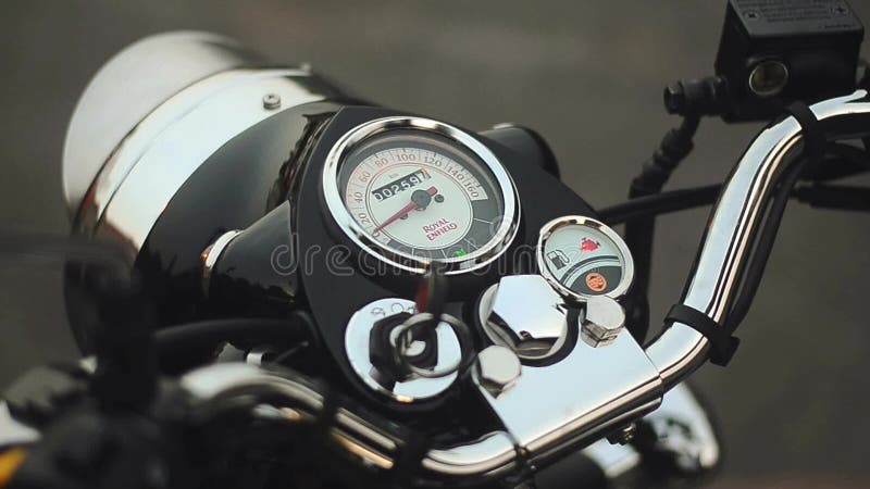 Motorcycle Dashboard Dial Motorcycle Stock Footage - Video of ...