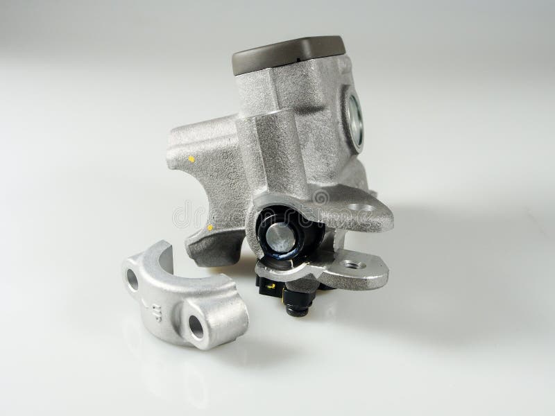 Motorcycle Disc Brake Pump Oil Pump Stock Image - Image of motorbike ...