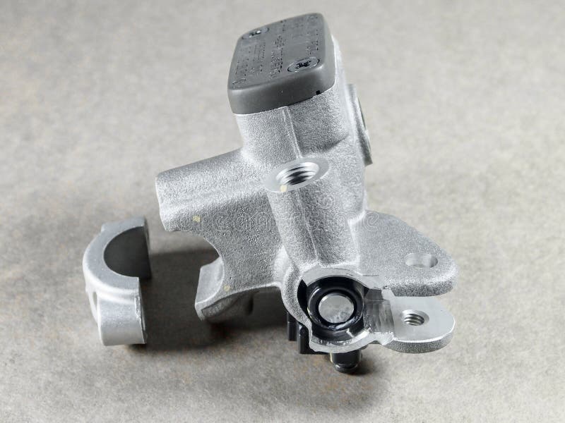 Motorcycle Disc Brake Pump Oil Pump Stock Photo - Image of motor ...
