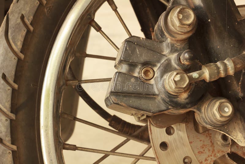 Motorcycle disc brakes stock image. Image of brake, motorbike - 39271999