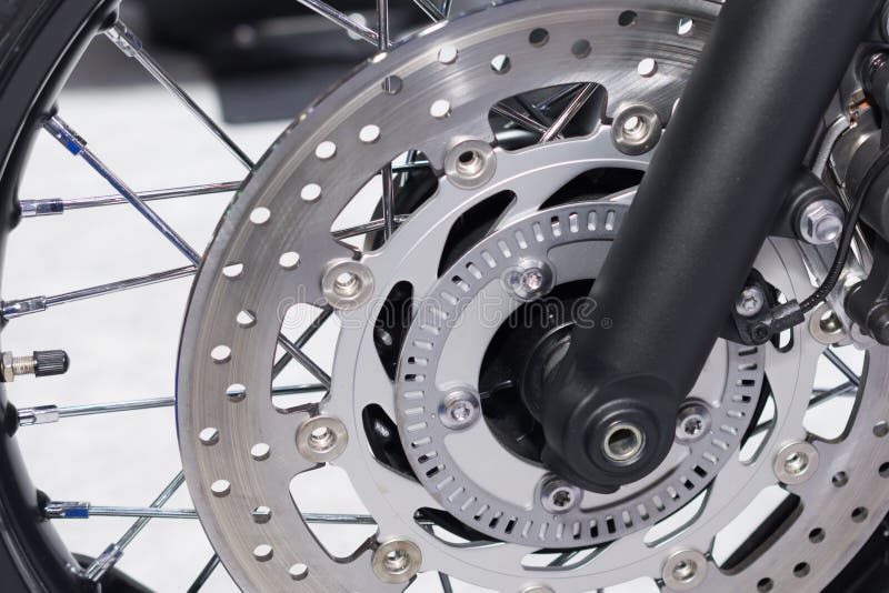 Motorcycle Disk Brake System Stock Photo - Image of close, bike: 121332494