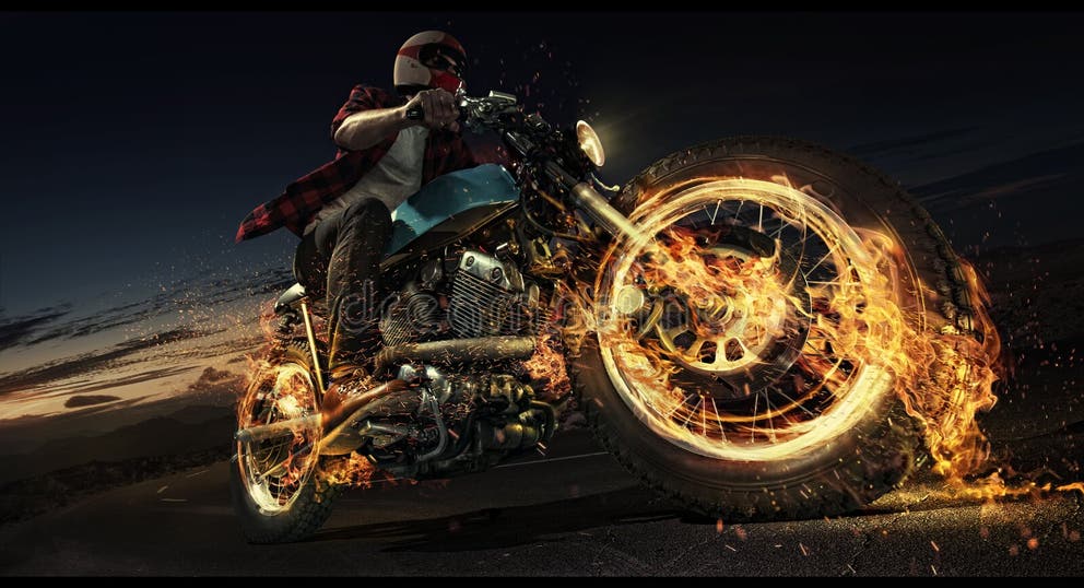 Motorcycle Fire Stock Illustrations – 5,018 Motorcycle Fire Stock ...