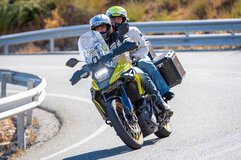 Motorcycle Driver Taking a Curve Editorial Image - Image of race, bike ...