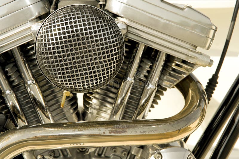 Motorcycle engine stock image. Image of parts, metallic - 19552517
