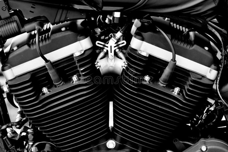 Motorcycle engine stock photo. Image of sport, closeup - 23879974