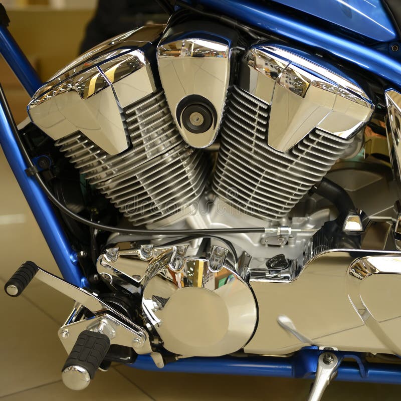 Motorcycle Engine stock image. Image of action, land - 26470297