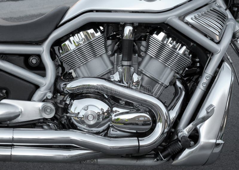 Motorcycle engine stock image. Image of engine, motor - 9549897