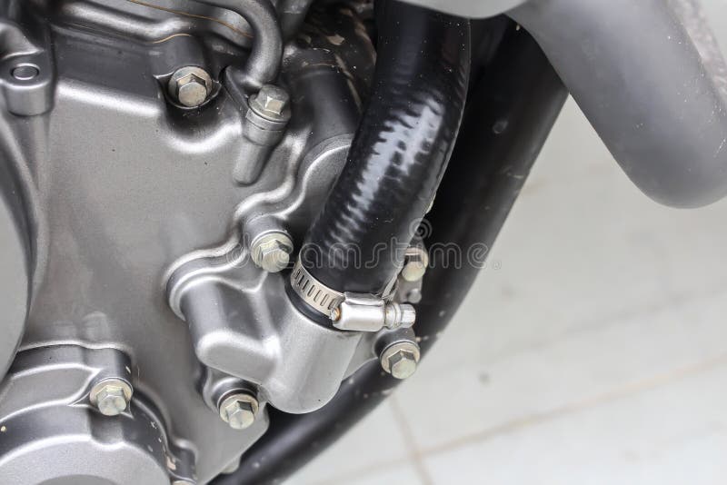 Motorcycle engine stock photo. Image of energy, metal - 42339206