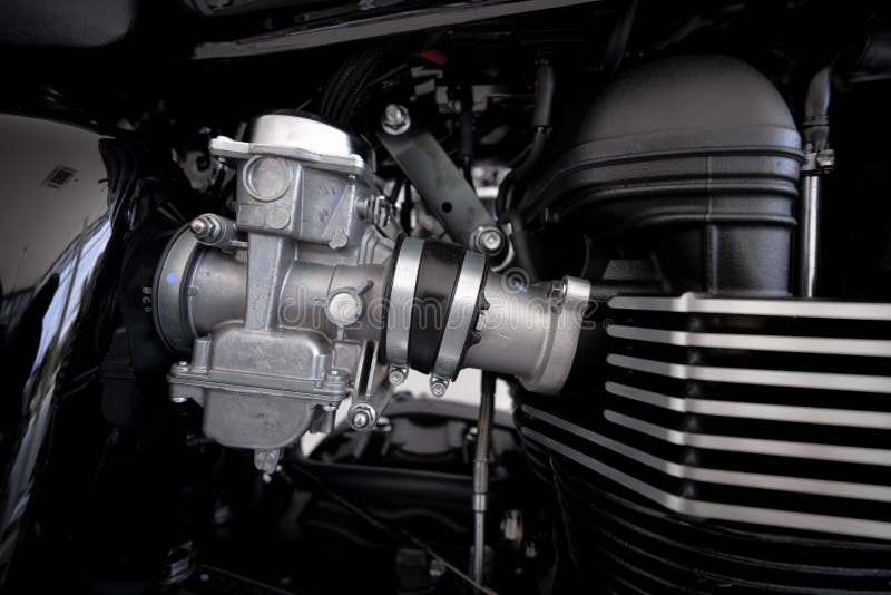 Motorcycle engine design stock photo. Image of metallic - 90369730