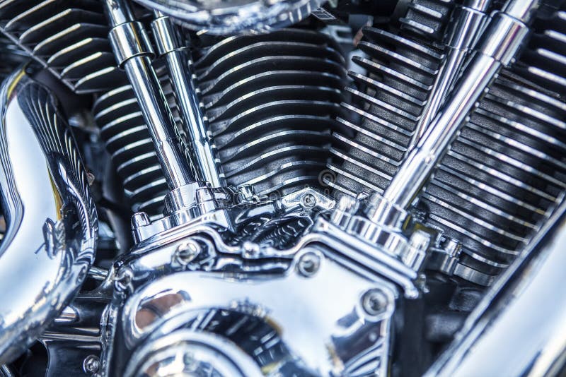 Motorcycle engine stock image. Image of mechanic, shiny - 151454919