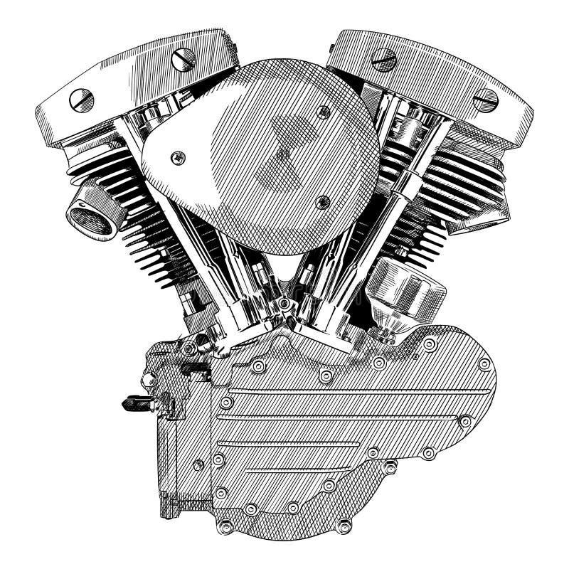 Motorcycle Engine Stock Illustrations – 22,095 Motorcycle Engine Stock ...