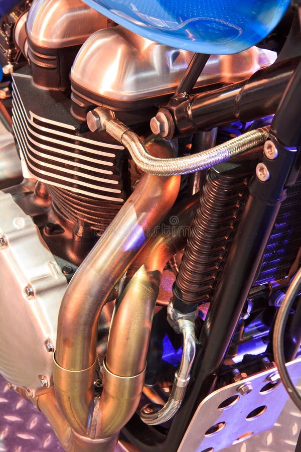 Motorcycle engine stock photo. Image of hexahedron, business - 43497594