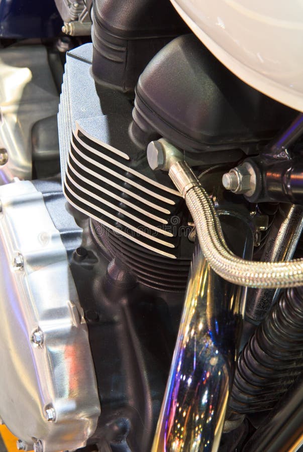 Motorcycle engine stock image. Image of automobile, cylinder - 43497671