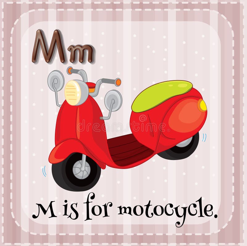 Letter M Motorcycle Stock Illustrations – 54 Letter M Motorcycle Stock ...