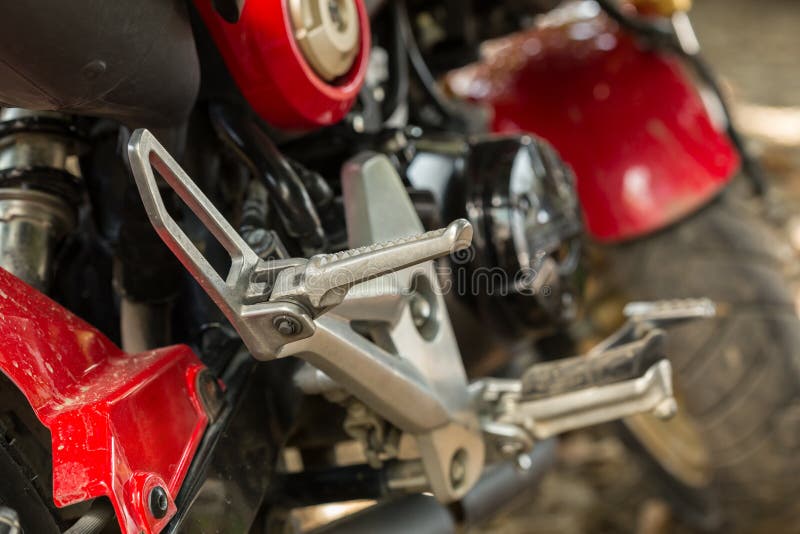 Motorcycle foot-plate stock image. Image of riding, transport - 57869635