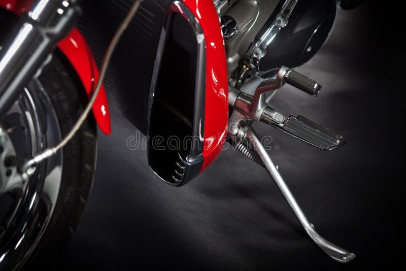 Motorcycle foot rest stock photo. Image of pedal, road - 38809296