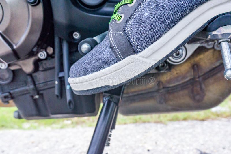 Motorcycle foot rest stock photo. Image of travel, racing - 101904814