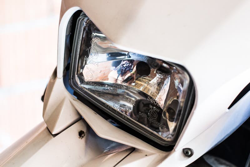 Motorcycle Front Light stock photo. Image of kawasaky - 76272808