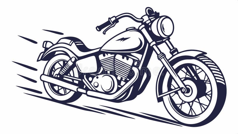 Motorcycle Front View, Transport and Vehicle Design Vector Design ...