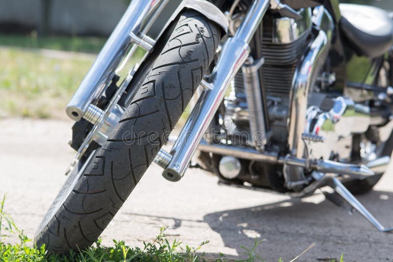 Motorcycle stock photo. Image of tyre, sunny, scooter - 42784520