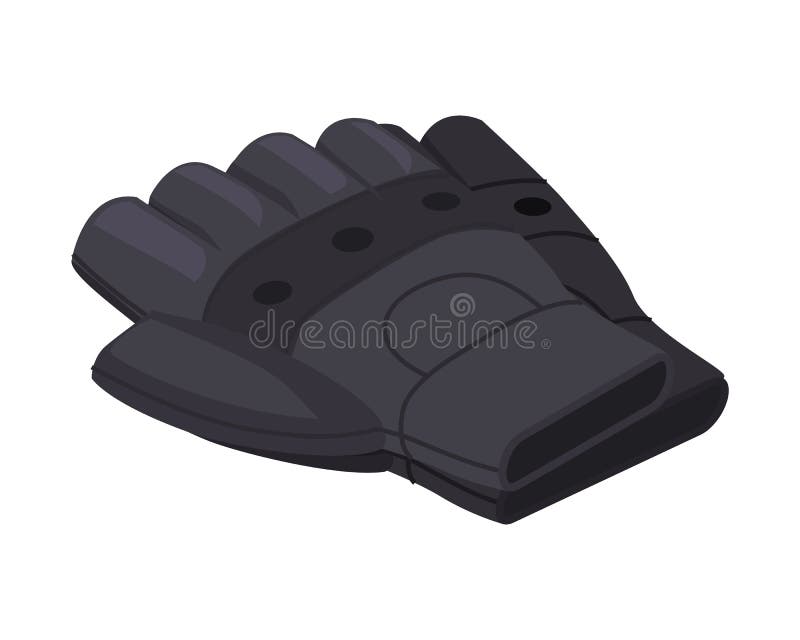Motorcycle Gloves Icon stock vector. Illustration of outdoor - 245652014