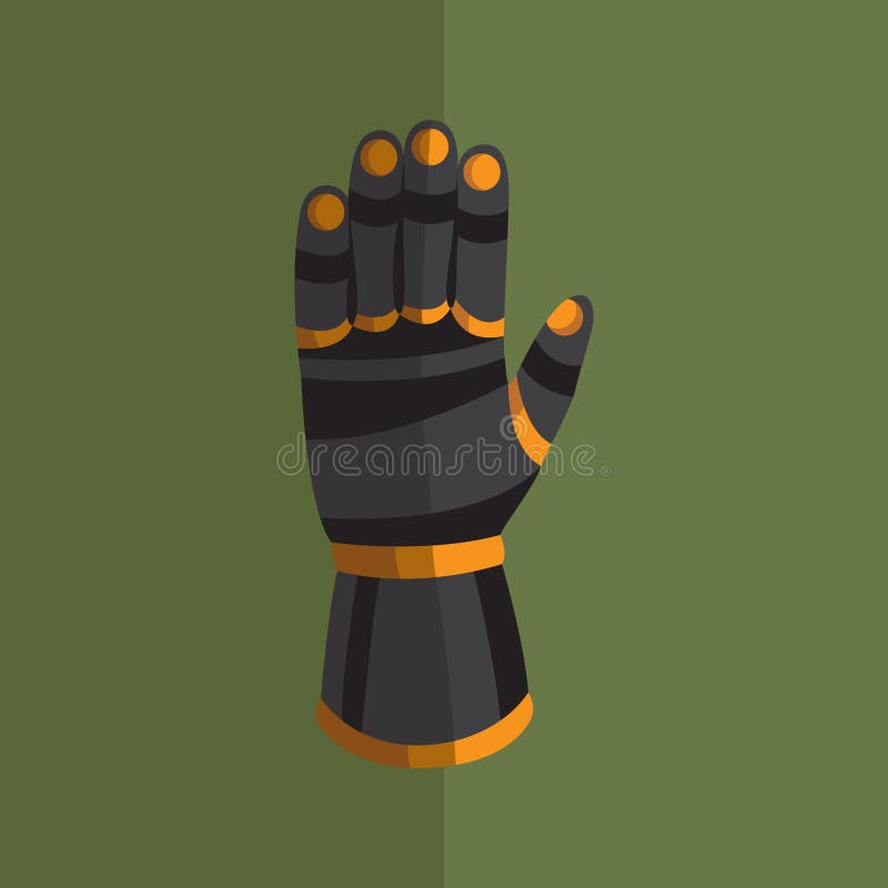 Motorcycle Gloves. Vector Illustration Decorative Design Stock Vector ...