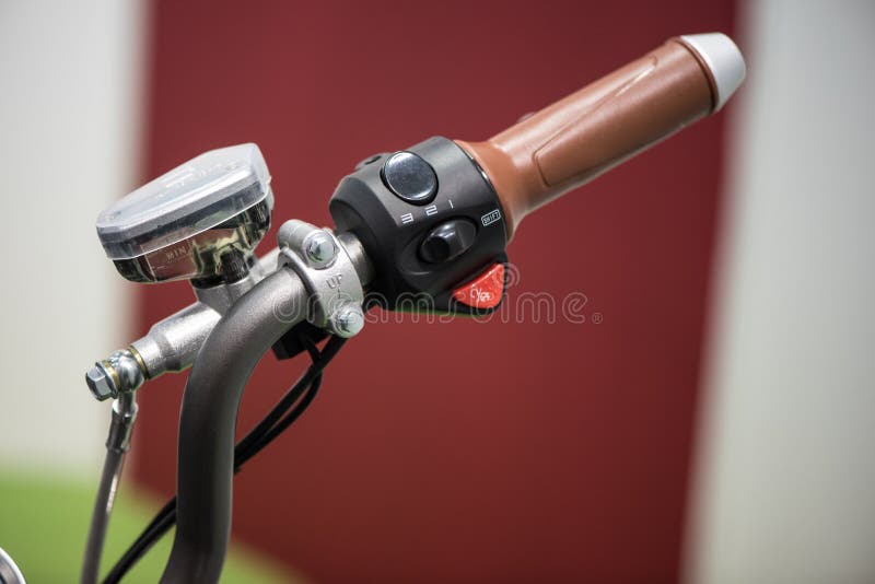 Motorcycle handle bar stock image. Image of details - 149394531