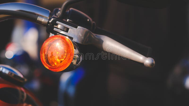 Motorcycle Handlebar Red Yellow Light Stock Photos - Free & Royalty ...