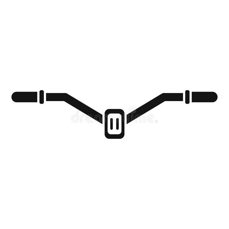 Motorcycle Handlebar with Speedometer Showing Three Gears Icon Stock ...