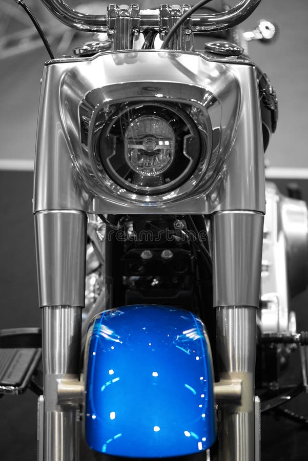 Motorcycle headlight editorial image. Image of shiny - 149742065
