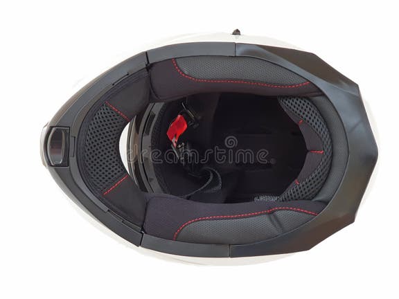 Motorcycle Helmet Interior View, Isolated Stock Image - Image of motor ...