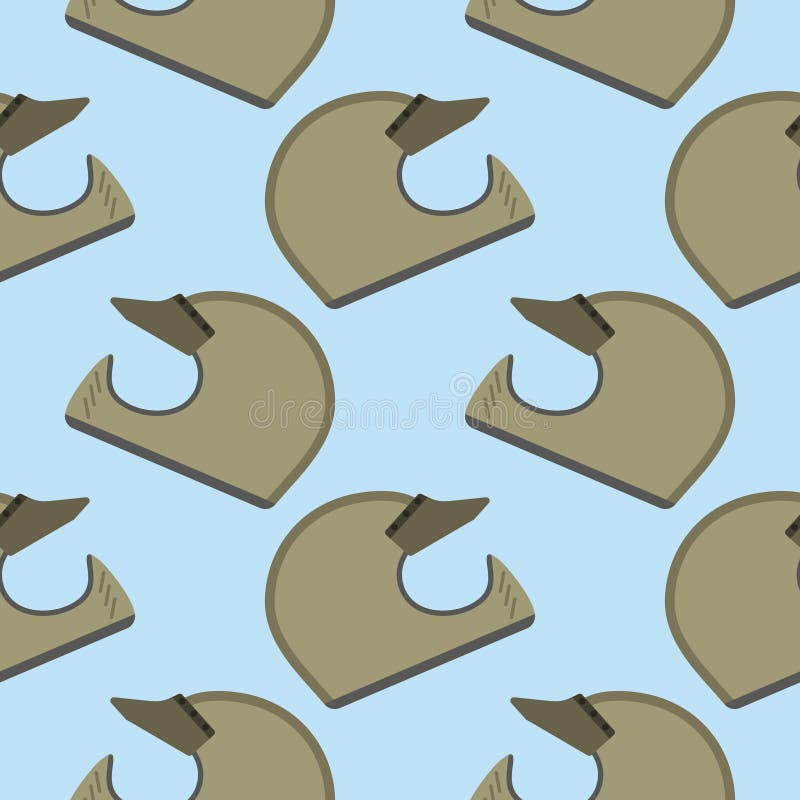 Motorcycle Helmet Seamless Pattern Vector Illustration. Motorcycle Full ...