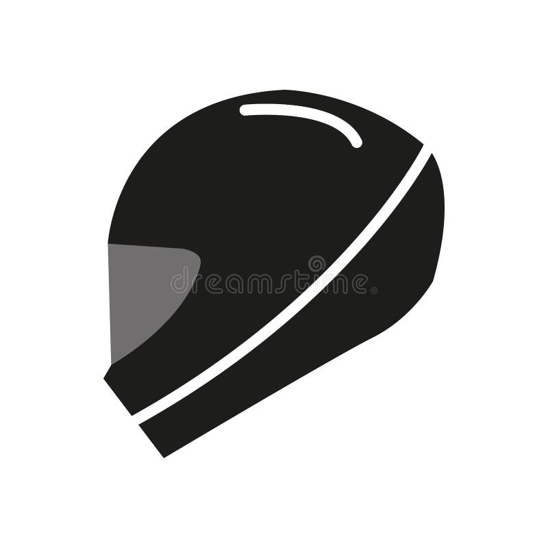 Motorcycle Helmet. Simple Vector Illustration Stock Vector ...