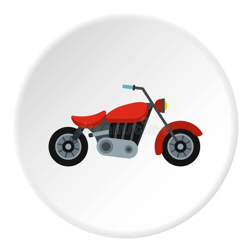 Motorcycle Icon, Outline Style Stock Vector - Illustration of speed ...