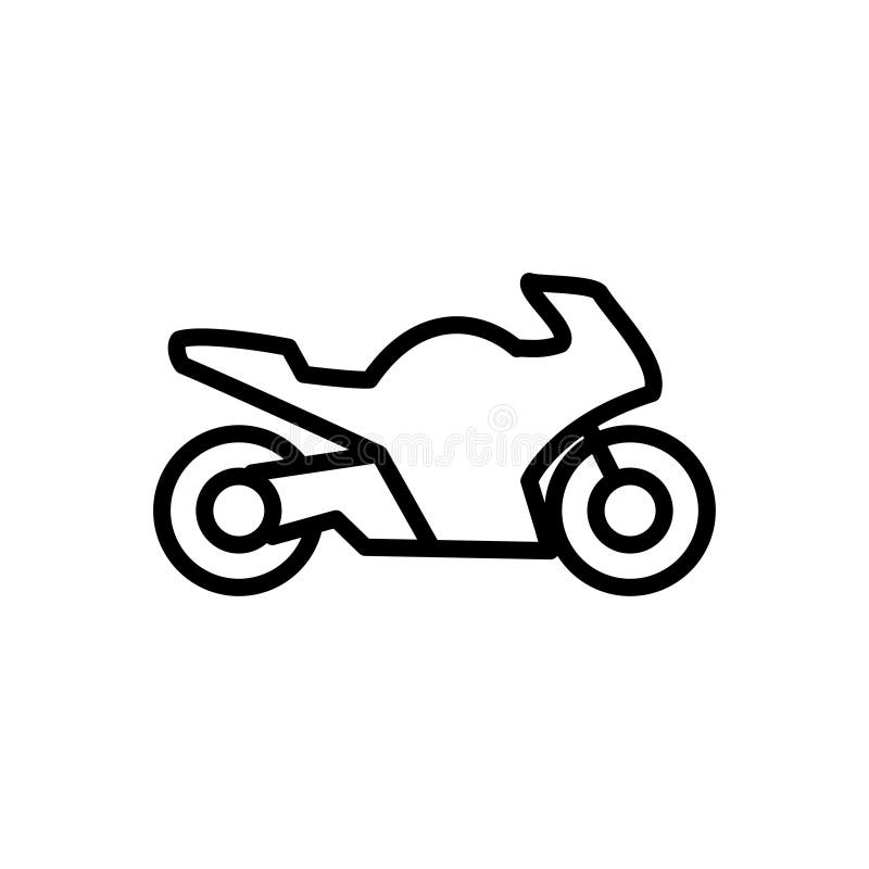 Motorcycle Icon Flat Vector Template Design Trendy Stock Vector ...