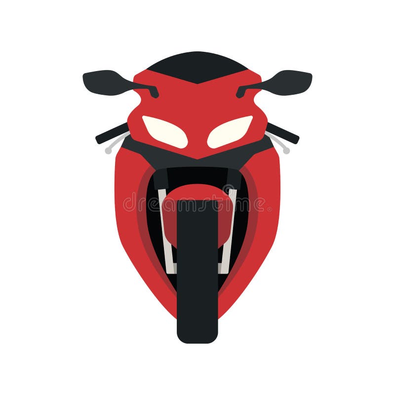Motorcycle Icon stock vector. Illustration of design - 143160482