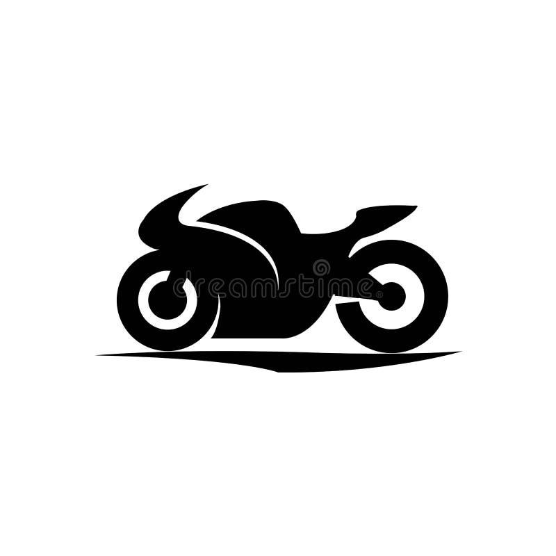 Motorcycle Icon Logo Vector Stock Illustration - Illustration of motor ...