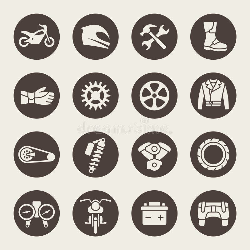 Motorcycle Parts Stock Illustrations – 1,687 Motorcycle Parts Stock ...