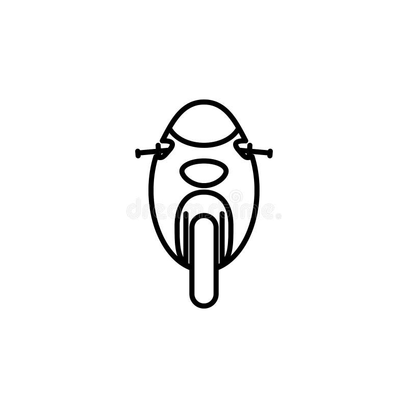 Motorcycle Icon, Symbol Template Vector Stock Vector - Illustration of ...