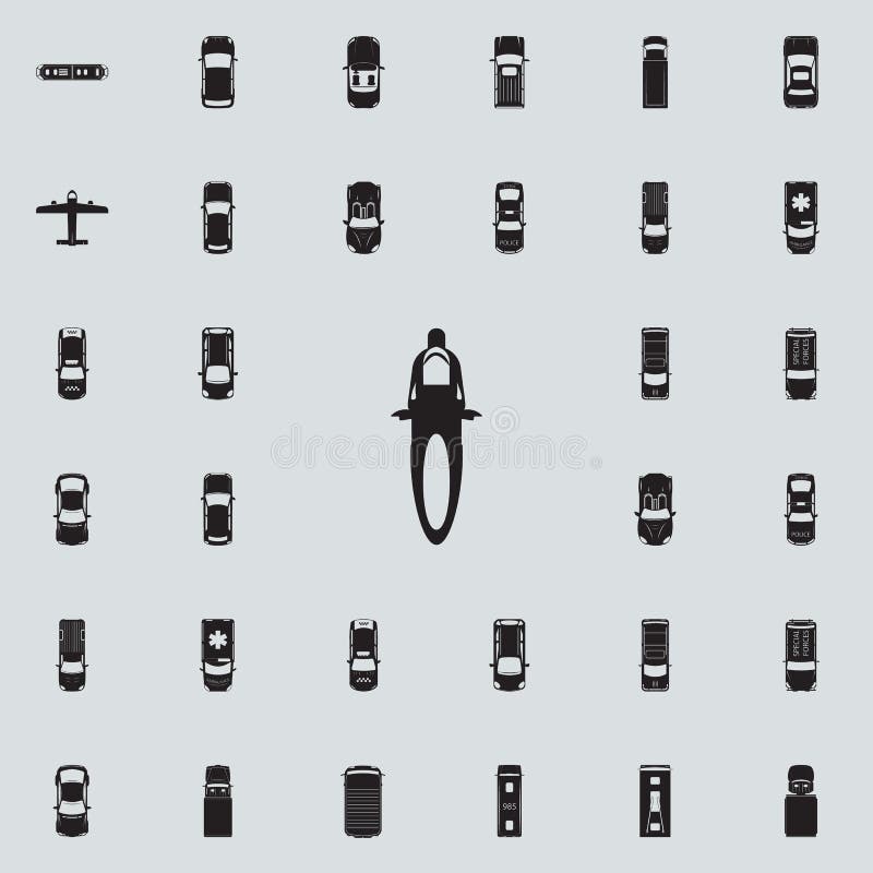 Motorcycle Top View Icon Stock Illustrations – 424 Motorcycle Top View ...