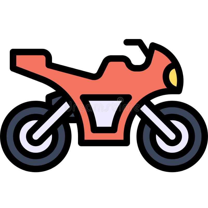 Motorcycle Icon, Transportation Related Vector Stock Vector ...