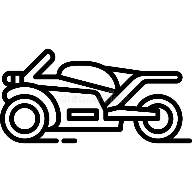 Motorcycle Icon Vector stock vector. Illustration of motorcycle - 146243085