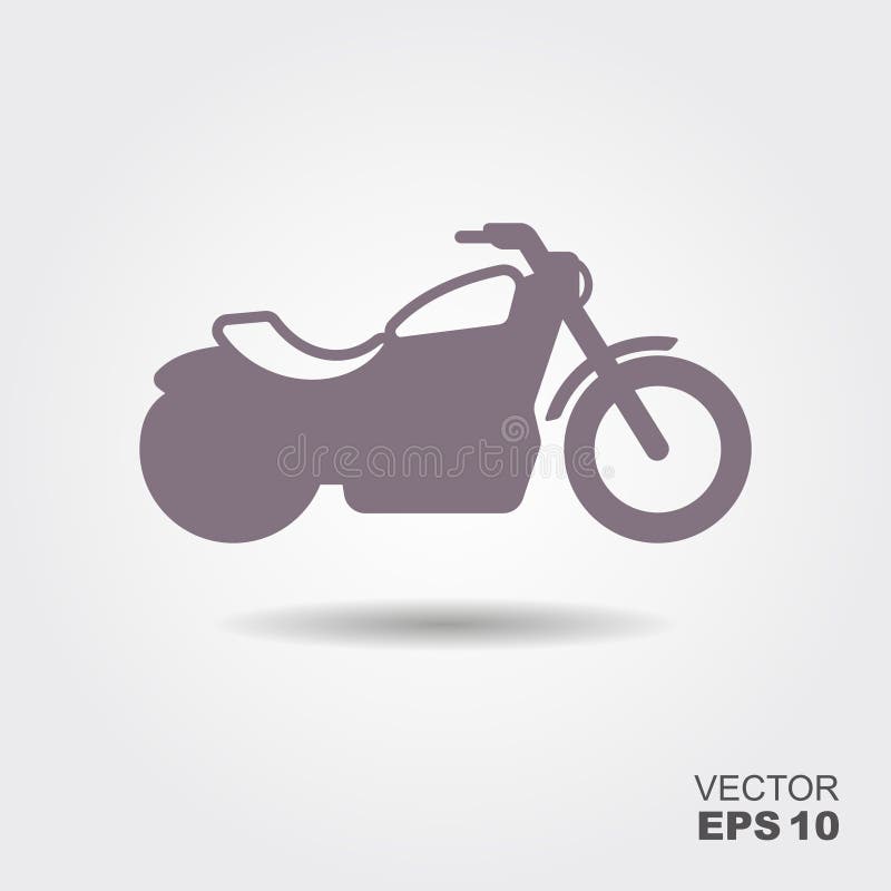 Motorcycle icon vector stock vector. Illustration of sign - 109344987