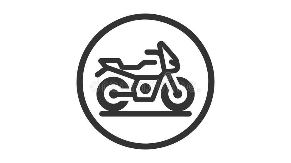 Motorcycle Icon Vector, Solid Logo Illustration, Pictogram Isolated on ...