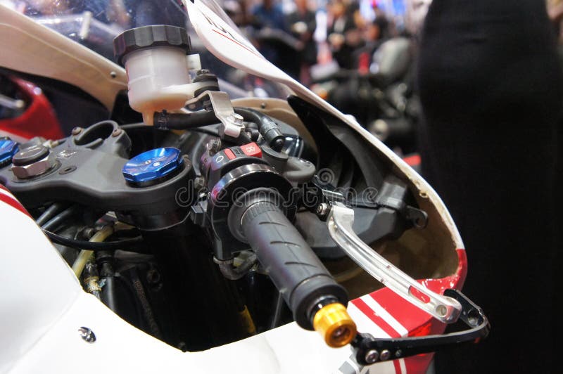 Motorcycle Ignition and Engine Kill Button. Editorial Photo - Image of ...