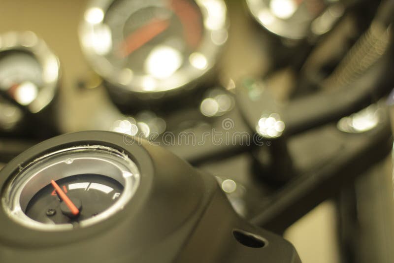 Motorcycle Instrument Panel Stock Photo - Image of meter, technology ...