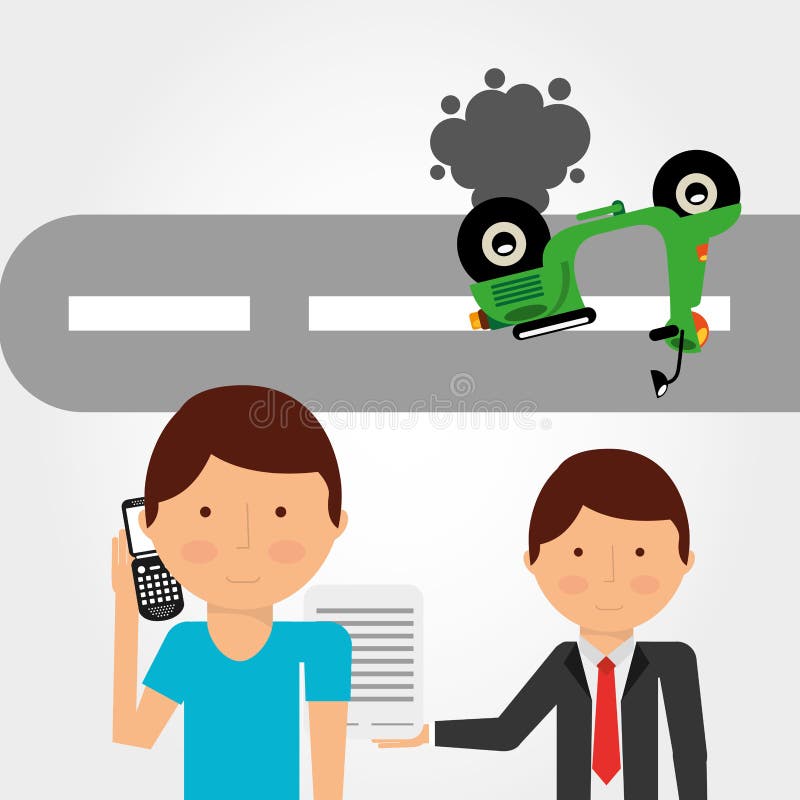 Motorcycle insurance stock vector. Illustration of bike - 59855914