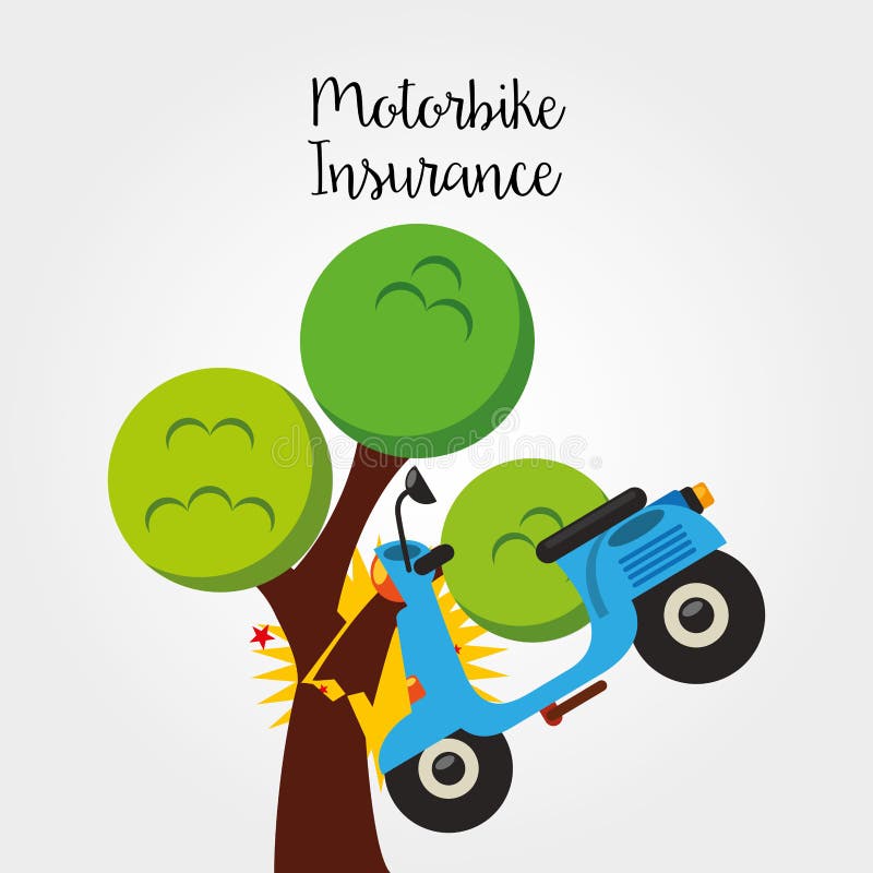 Motorcycle insurance stock vector. Illustration of vector - 59855917