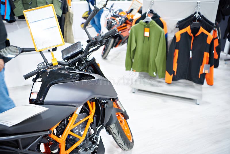 Motorcycle and Clothing Store Editorial Stock Photo - Image of show ...
